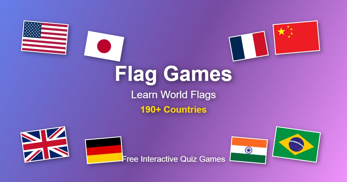 Flag Games - Learn World Flags Through Interactive Quiz Games
